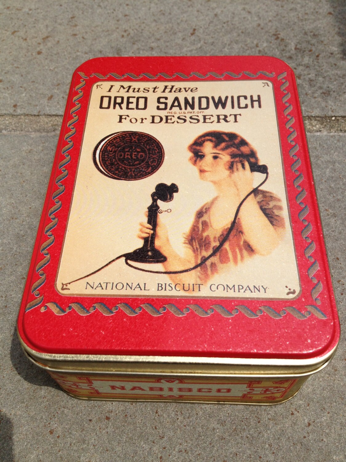 Oreo tin, I must have Oreo Sandwich for dessert, Nabisco tin – Haute Juice