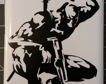 Deadpool car sticker | Etsy