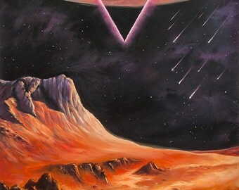 Cosmic painting | Etsy