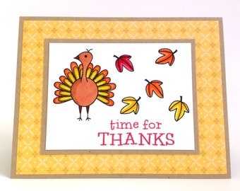 Fall thank you card | Etsy