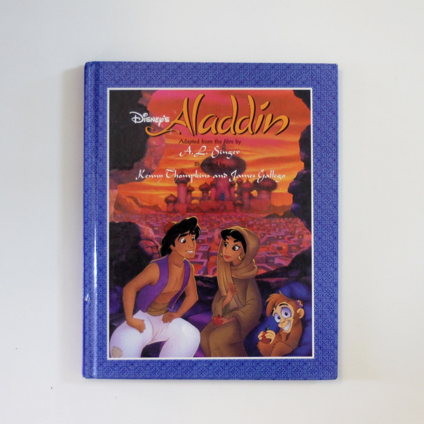 Disney's Aladdin Book Illustrated by Kenny Thompkins and
