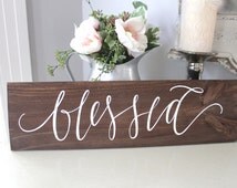 Popular items for blessed sign on Etsy
