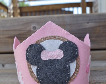 Minnie mouse crown | Etsy