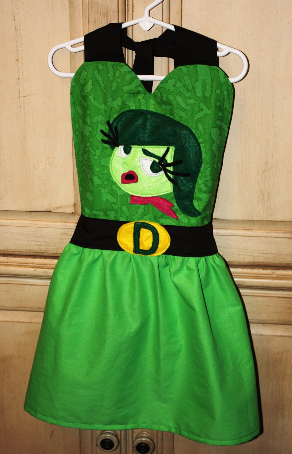 Pixar Inside Out Inspired Disgust Dress Up Apron Costume