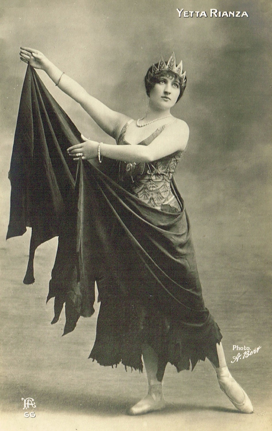Yetta Rianza Stunning 1900s Russian Ballet Dancer in Fantasy