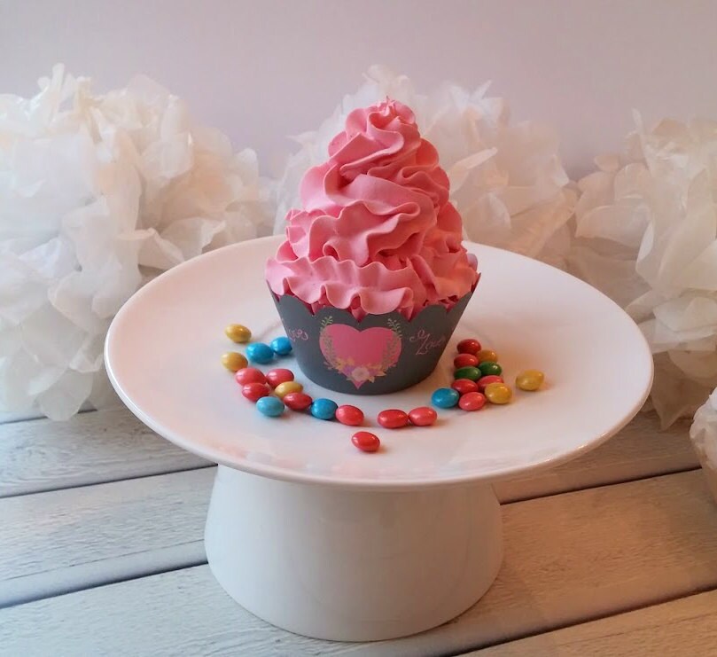 Black chalkboard Cupcake toppers and cupcake wrappers-party decor ...