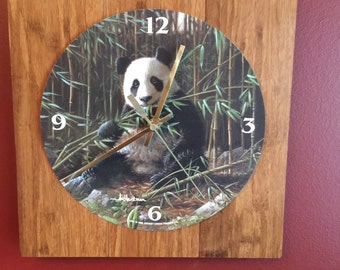 Bamboo clock | Etsy