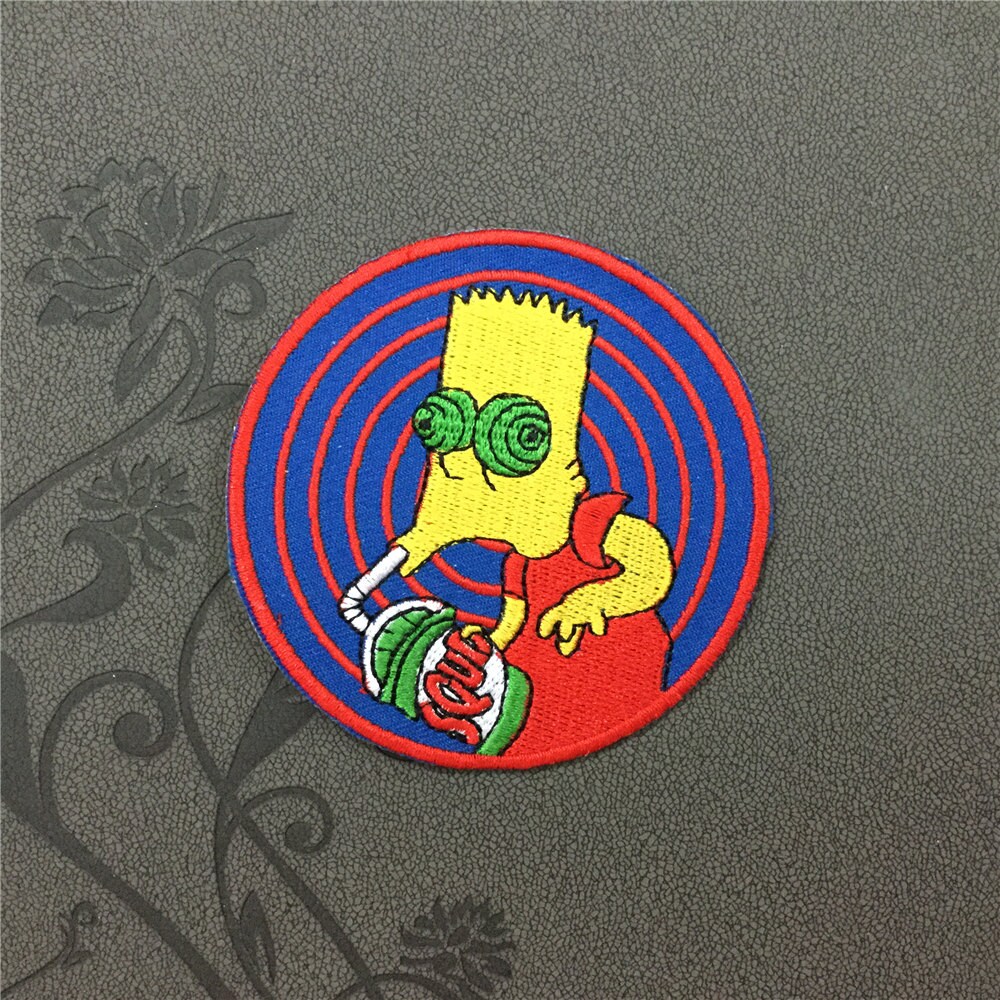 The Simpsons Patch Cartoon patch Embroidered Iron On Patches sew on ...