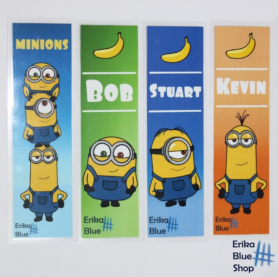 Minion Bookmarks Printable