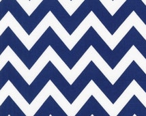 Popular items for navy chevron fabric on Etsy