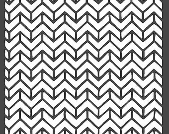 Chevron stencil | Etsy