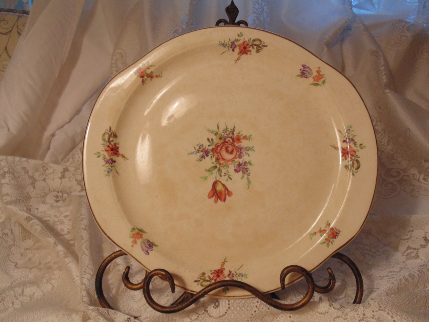 Vintage Homer Laughlin Priscilla Pattern Cakeplate – Haute Juice