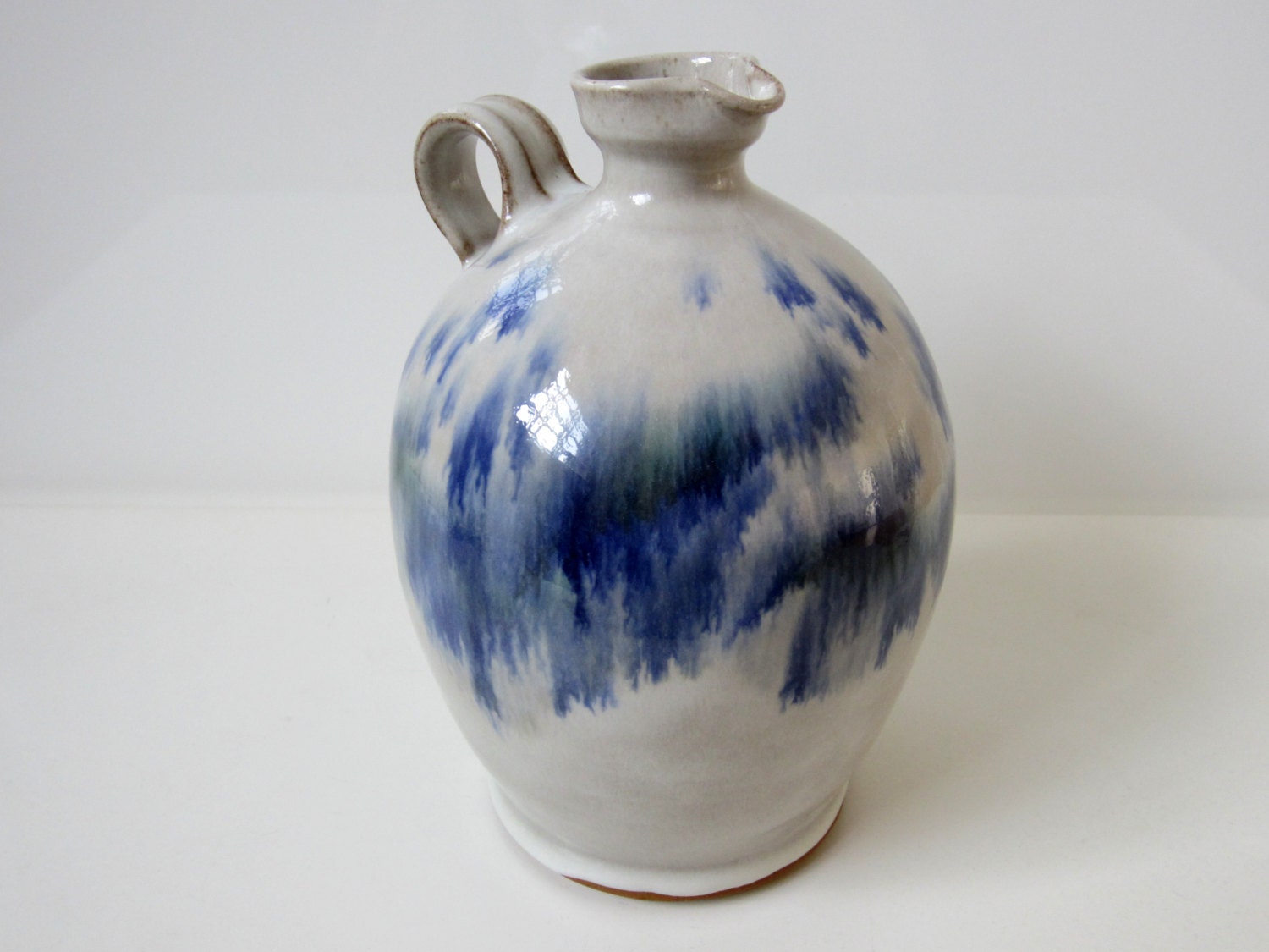 Blue Watercolor Jug – Haute Juice