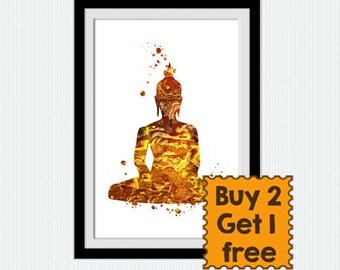 Buddha poster | Etsy