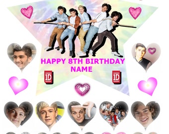 1d cake topper | Etsy