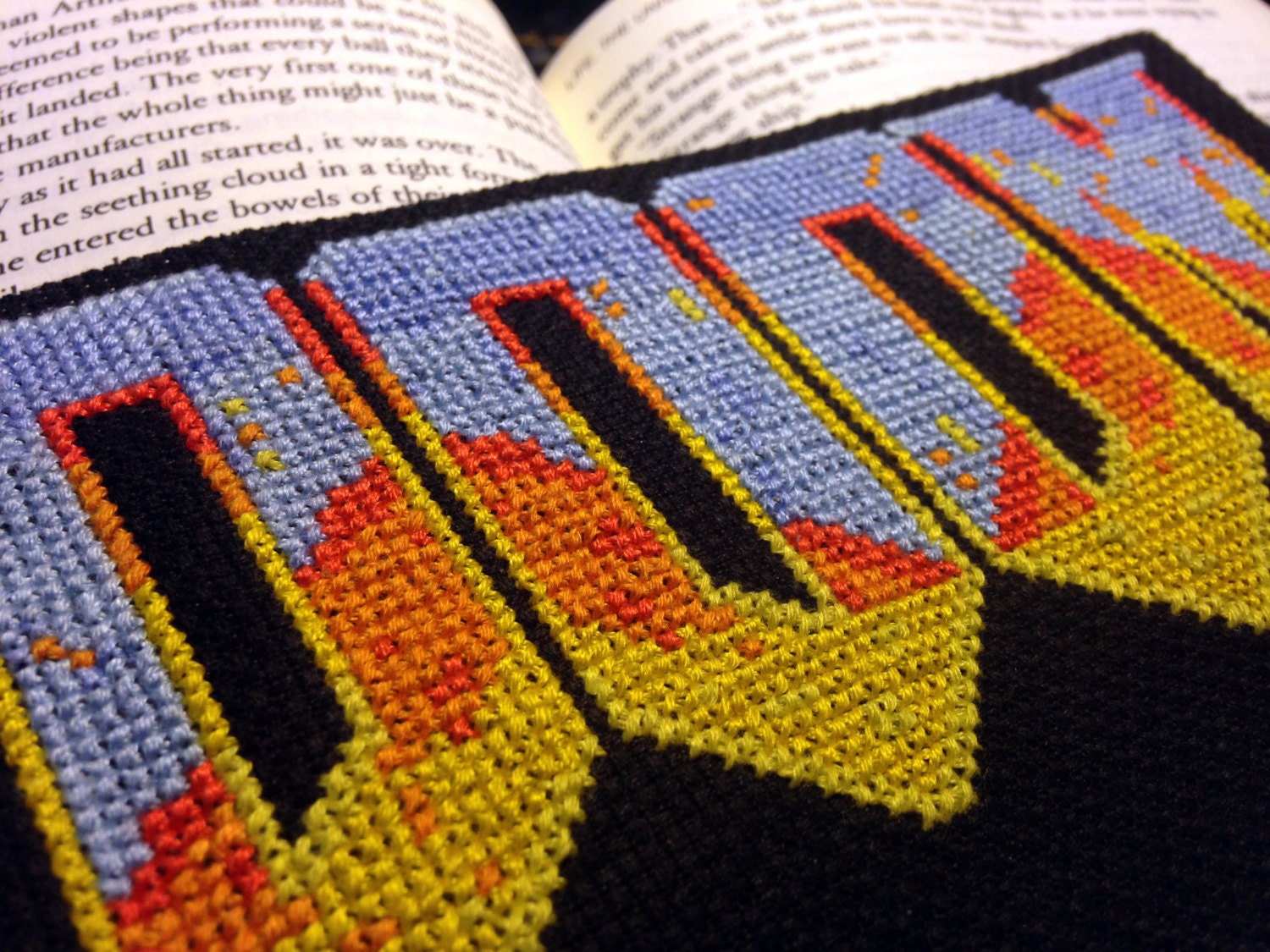 I've finished that Doom bookmark/banner : r/Doom