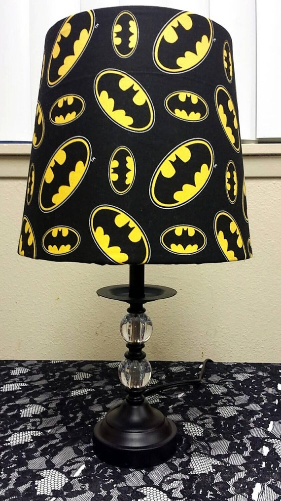 Batman Inspired: Lamp Shade by TheOutGeek on Etsy