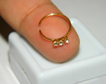 Red nose ring | Etsy