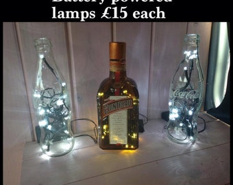 Items similar to Custom Made Liquor Bottle Lamps (You Choose the Bottle ...