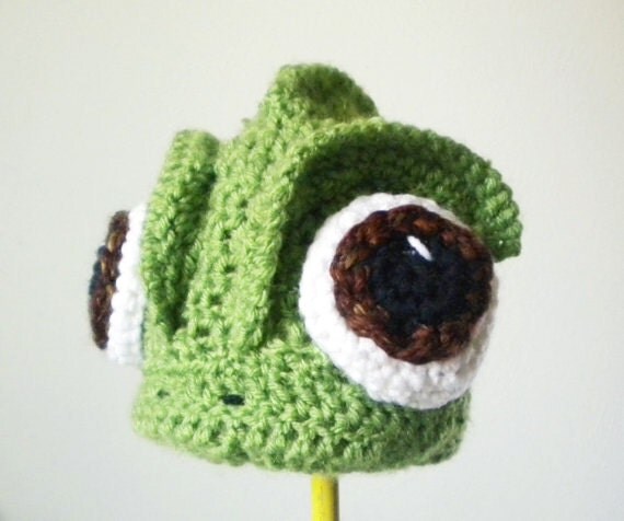 Crochet Pascal the Chameleon Hat Cartoon Costume Hat