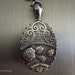 Antique Victorian Sterling Silver Book Chain Collar