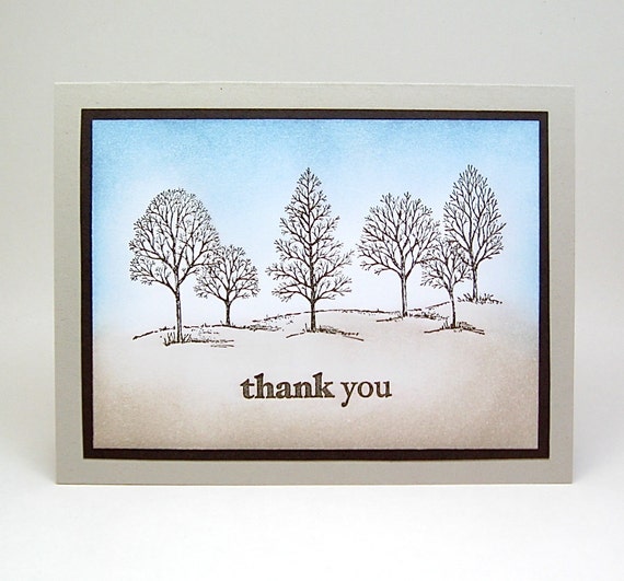 Items similar to masculine thank you card - male thank you card - thank ...