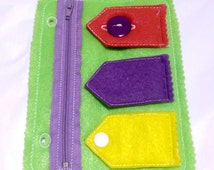 Popular items for zipper quiet book on Etsy