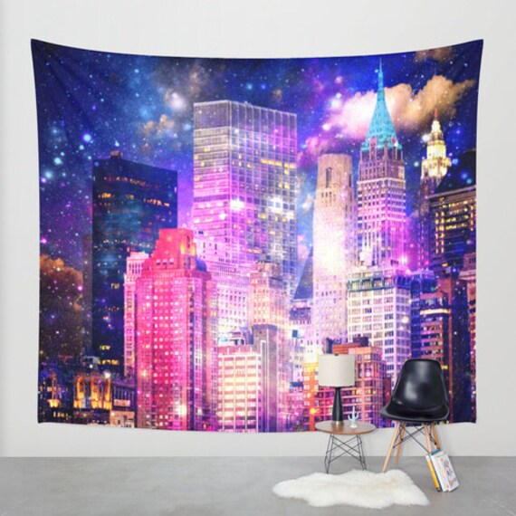 New York tapestry/New York wall tapestry/purple tapestry/wall New York tapestry/New York wall tapestry/purple tapestry/wall