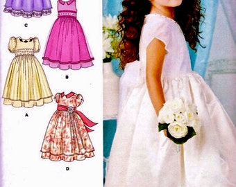 Flower Girl Dress Pattern Childs' Princess Dress Pattern