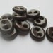 Bronze Age Fluted Ceramic Buttons by buttonalia on Etsy