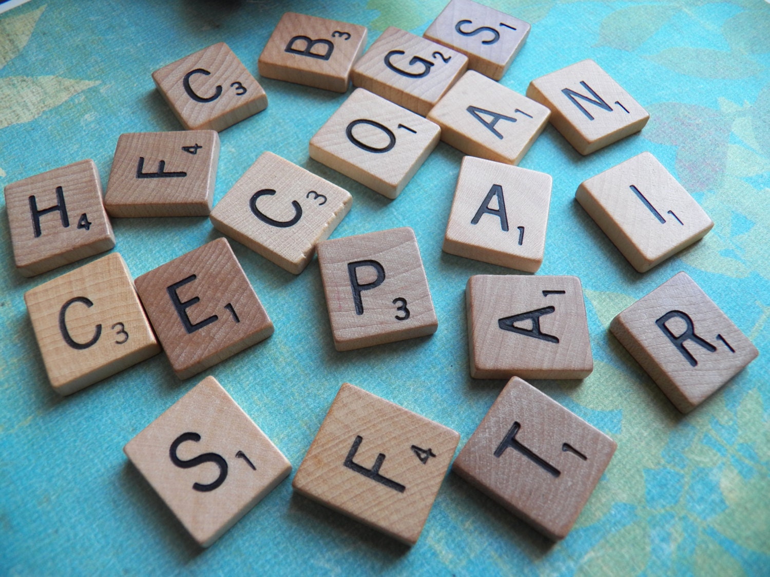 Vintage Scrabble Tiles – Old Scrabble Letters, Mixed Art Supplies ...