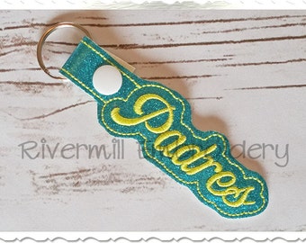 Basketball In The Hoop Snap Tab Key Fob by RivermillEmbroidery