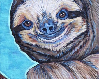 Personalized sloth | Etsy