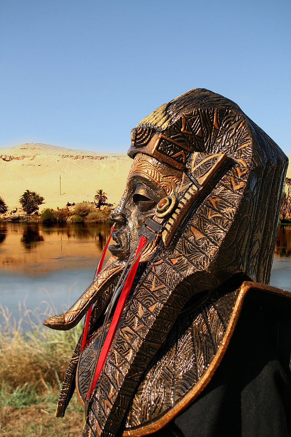 MADE TO ORDER Ra set mask cosplay stargate egypt egyptian