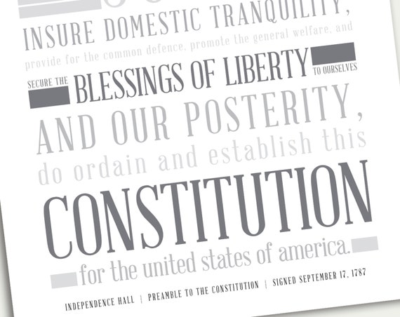 INSTANT DOWNLOAD Constitution Preamble United States History