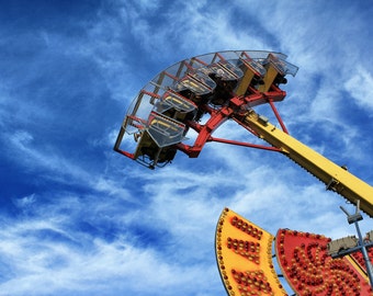 Carnival ride photo | Etsy