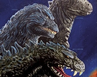 Godzilla | Etsy