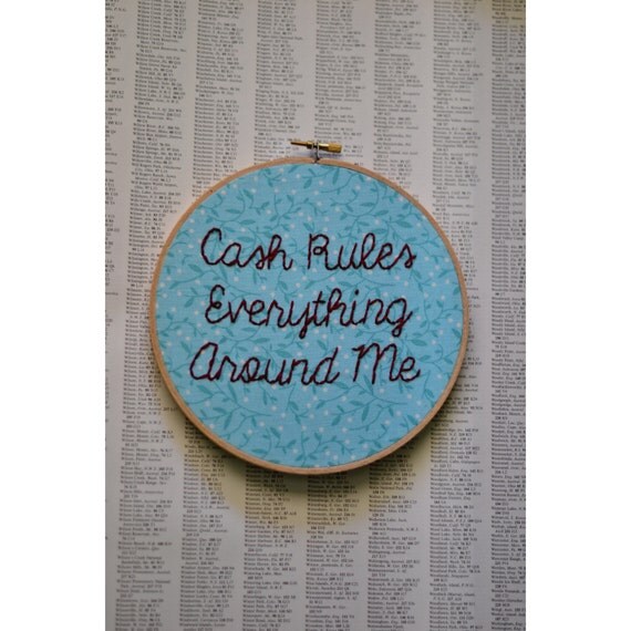 Items Similar To C R E A M CREAM Cash Rules Everything Around Me Wu
