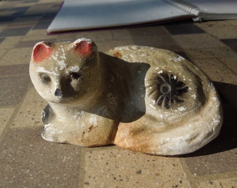 Chalkware cat | Etsy