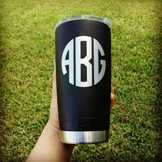 Yeti Tumbler 20 Oz Rambler Personalized Yeti Colored Yeti