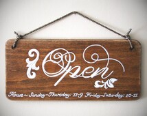 Popular items for open closed sign on Etsy