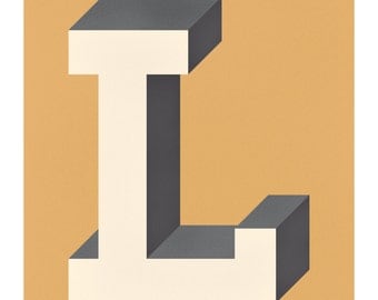 The Letter Z Original Art Print Typography by CindyGonzalezStudio