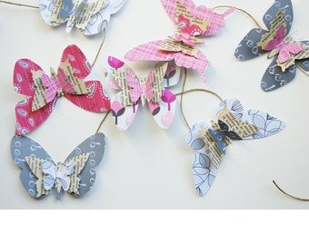 Butterfly garland | Etsy
