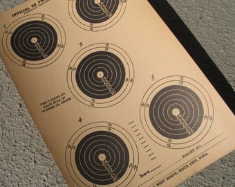 Vintage shooting target | Etsy