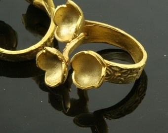 Brass jewel parts by OzBrassShop on Etsy