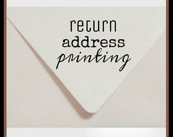 Envelope printing | Etsy