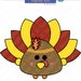 Kawaii Thanksgiving Clip Art Set. The First Thanksgiving Clip