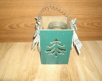 Wooden candle box | Etsy