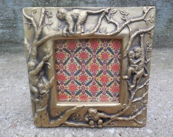 Monkey picture frame | Etsy