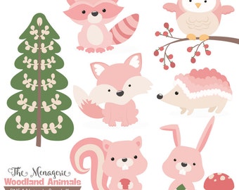 60 Woodland clipart Woodland clip artWoodland animals